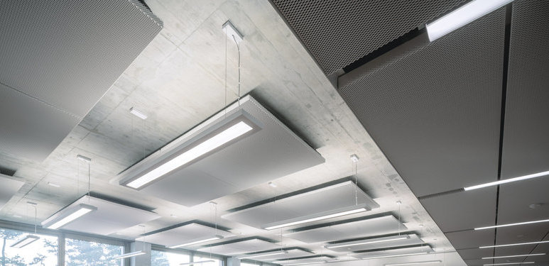 Floating Acoustical Ceiling Acoustic Floating Panel Square | Office