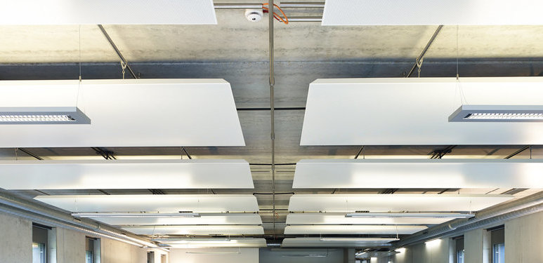 Floating Acoustical Ceiling Acoustic Floating Panel Square | Office